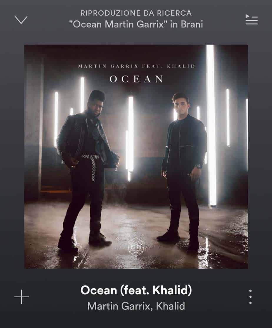 Traduzione Testo Ocean - Martin Garrix Ft. Khalid