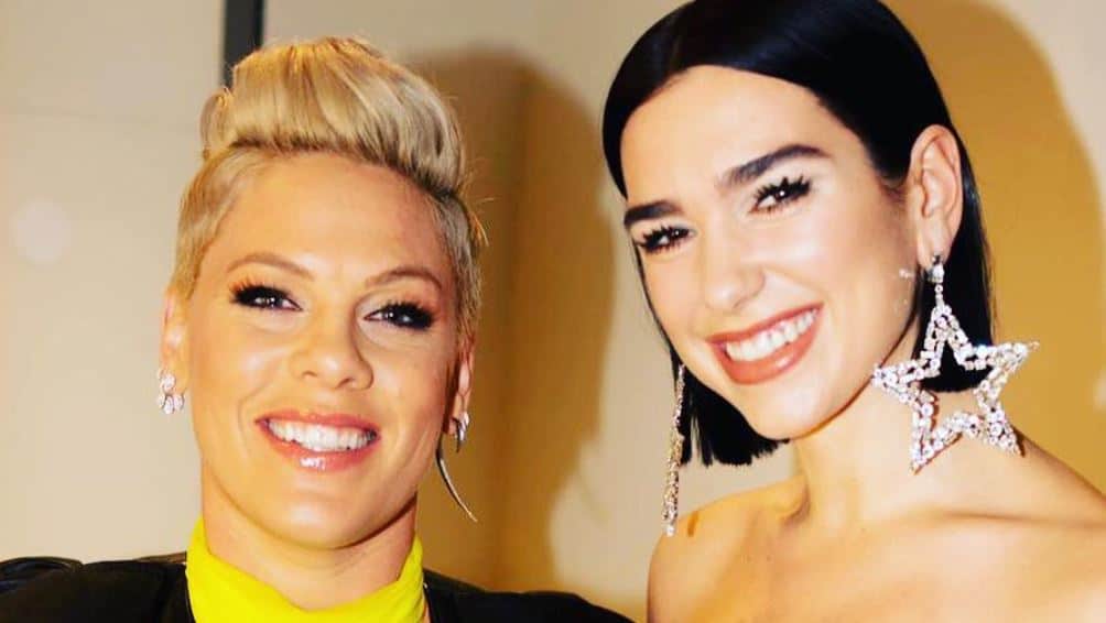 Pink E Dua Lipa Si Sono Conosciute, Complimenti Sui Social, é Nata Un ...